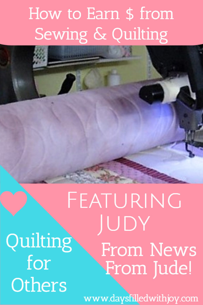 Quilting for Others - Featuring Judy from News From Jude! - Days Filled ...
