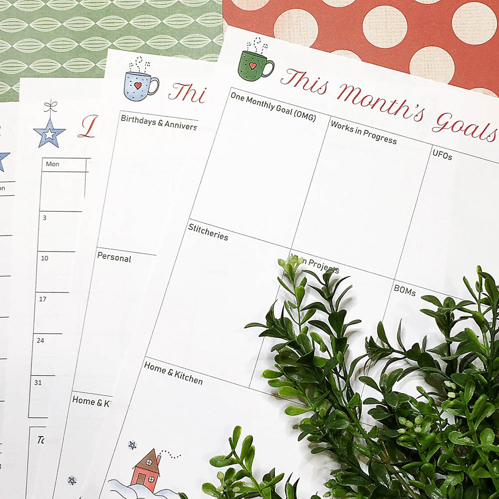 Free December Goals and Planning Pages - Days Filled With Joy