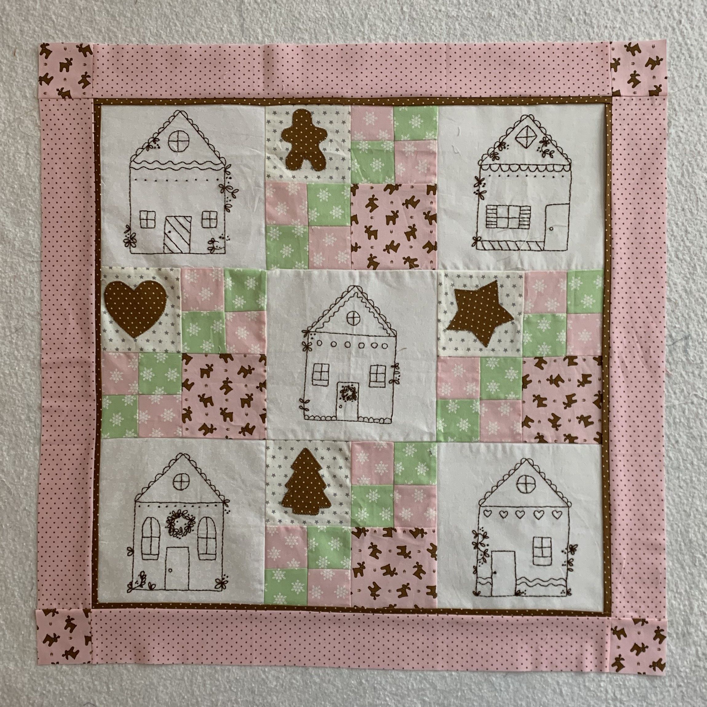 Gingerbread Village Block of the Month Finishing Instructions - Days ...