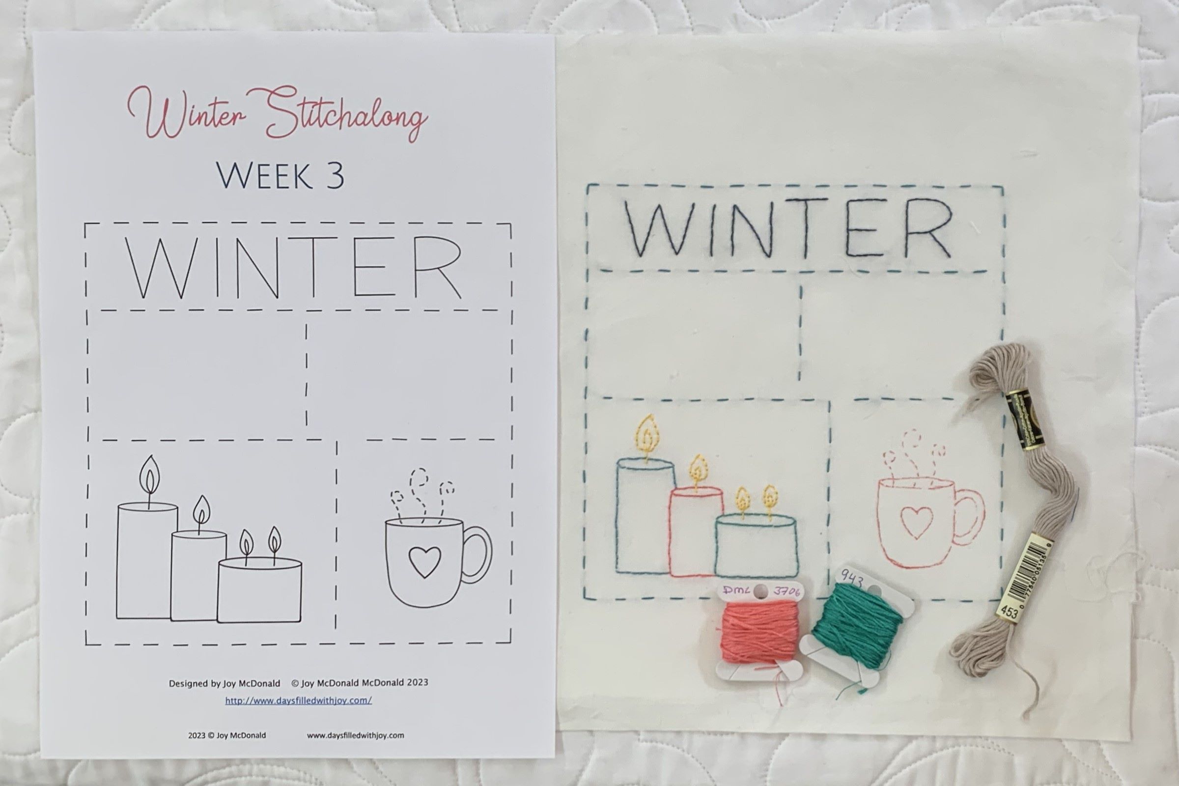 Winter Mystery Stitchalong Week 4! - Days Filled With Joy