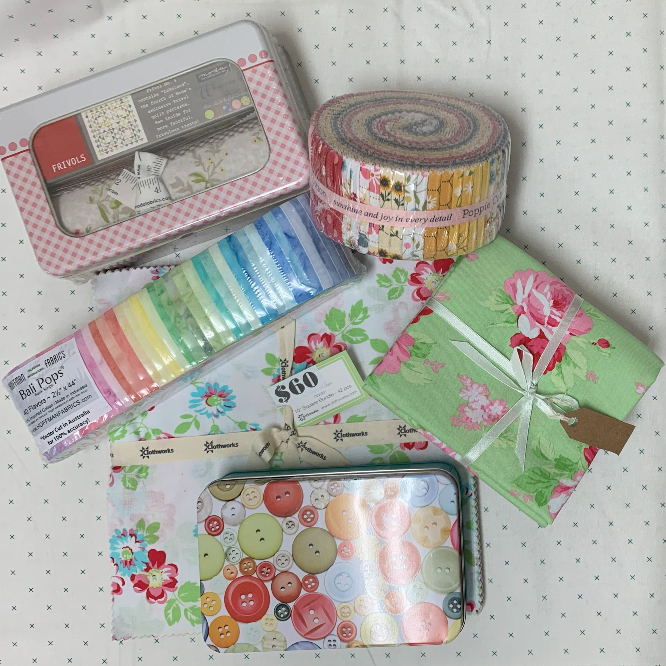 Fabric, Tins and Jelly Rolls! - Days Filled With Joy