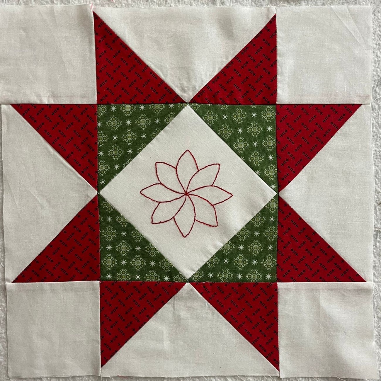 Say it With Flowers Block of the Month Block 9 - Days Filled With Joy
