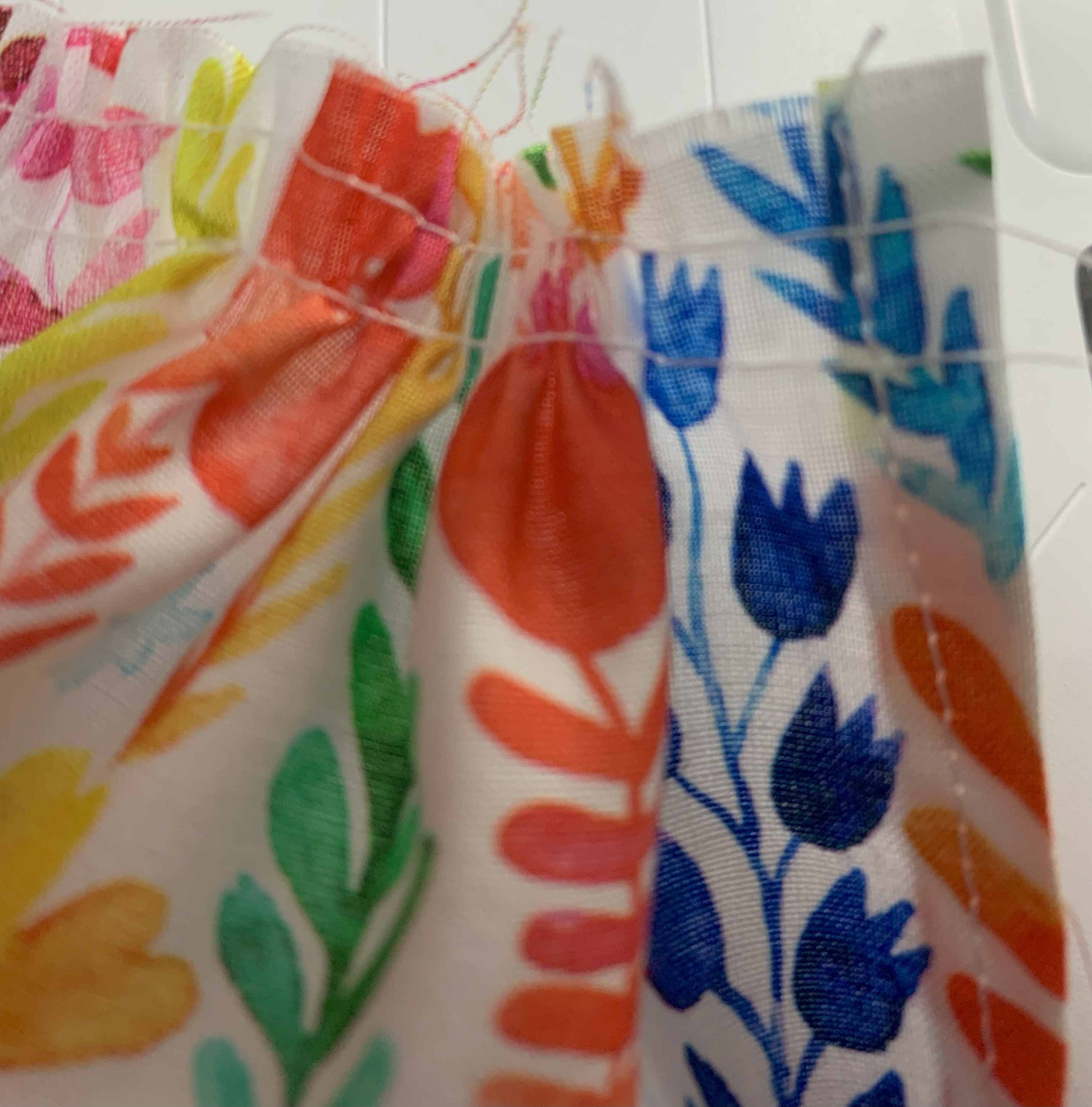How to Sew a Gathered Half Apron With Pockets ~ Tutorial - Days Filled ...