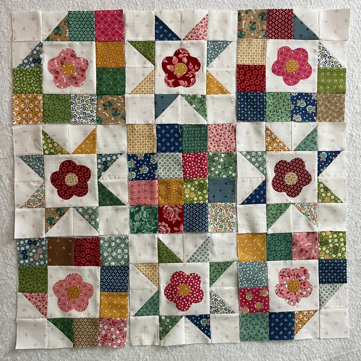 Spring Mystery Quilt Along Finishing - Days Filled With Joy
