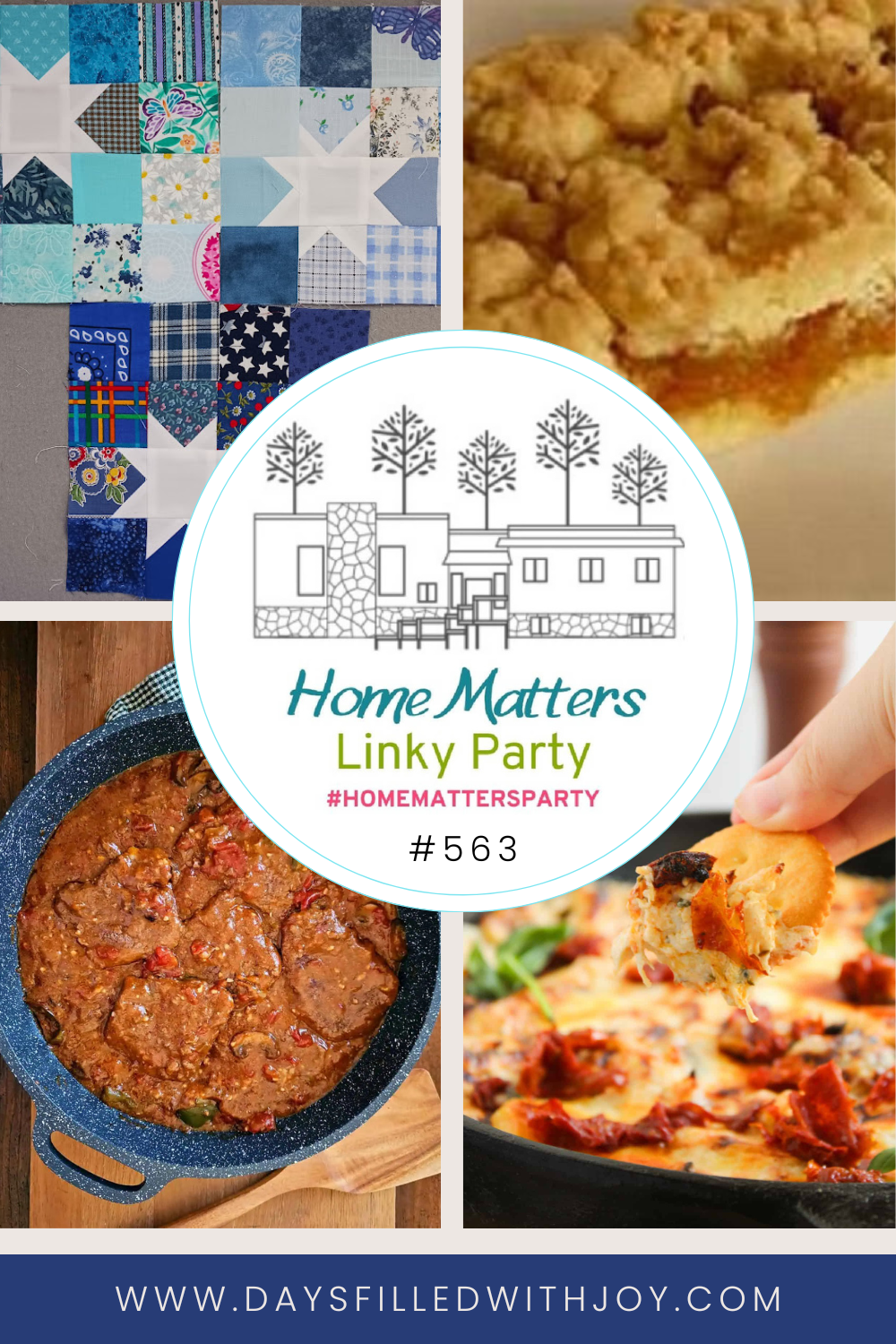 Home Matters Linky Party #563 - Days Filled With Joy