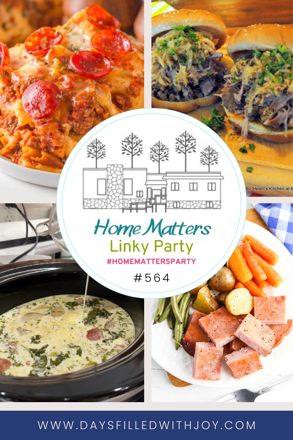 Home Matters Linky Party #564 - Days Filled With Joy