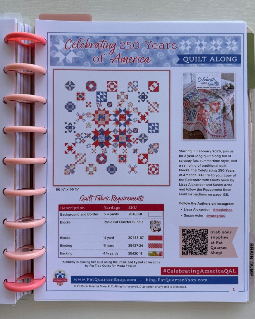 My 2026 Quilting List & Free BOM Trackers - Days Filled With Joy