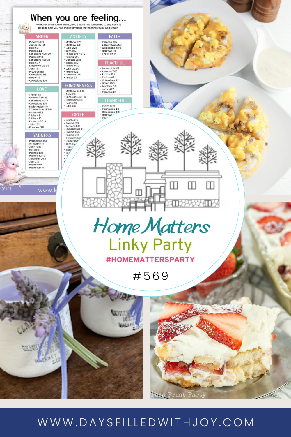 Home Matters Linky Party #569 - Days Filled With Joy