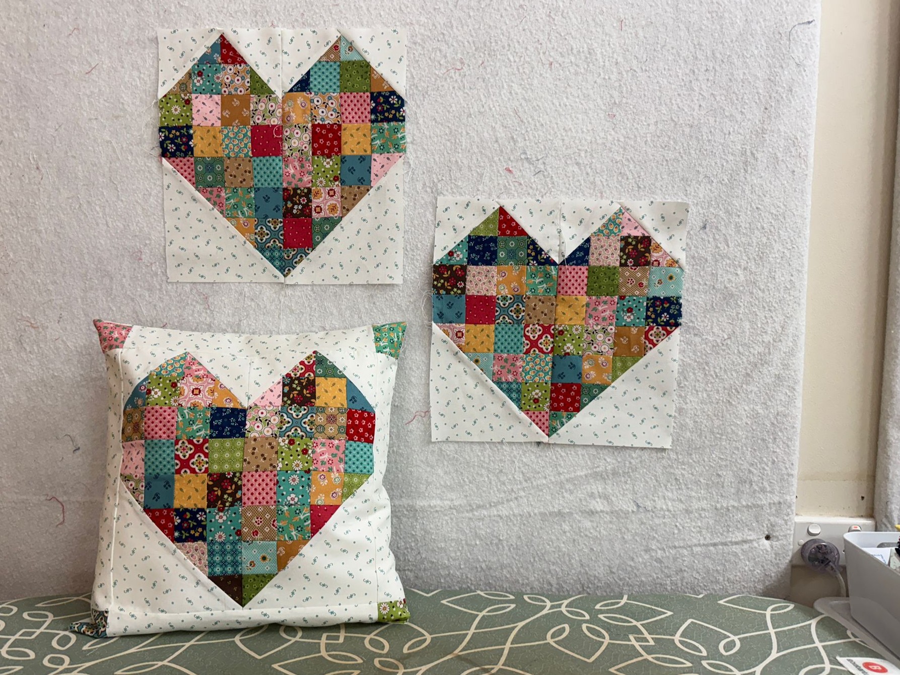 How to Make a Scrappy Heart Quilt Block ~ a Tutorial - Days Filled With Joy
