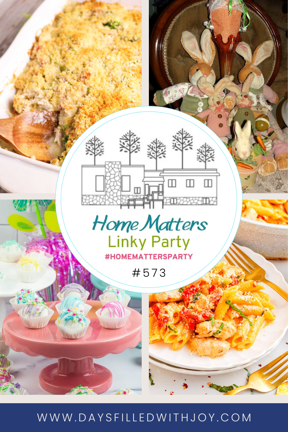 Home Matters Linky Party #573 - Days Filled With Joy
